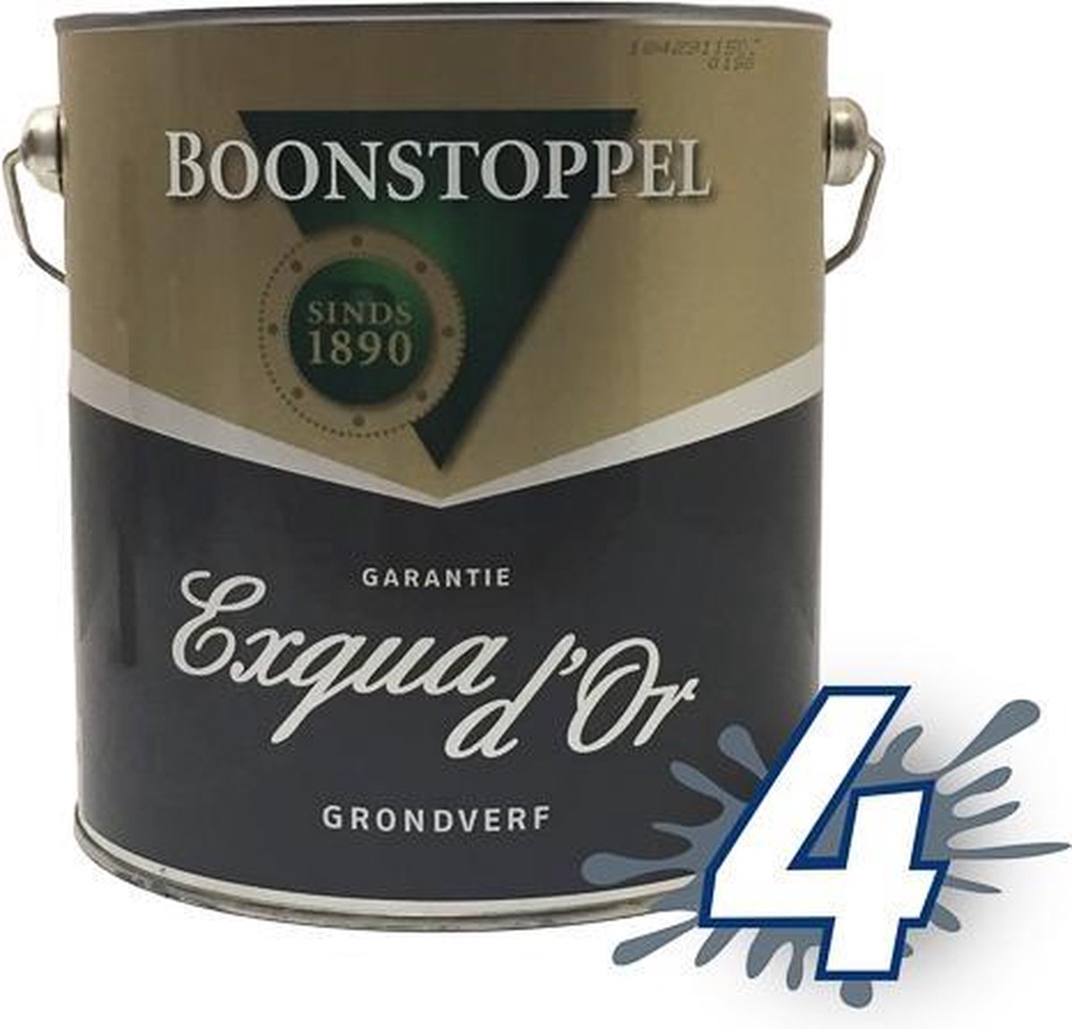 Boonstoppel Garantie Exqua d'Or Grondverf 1 liter Wit | bol.com