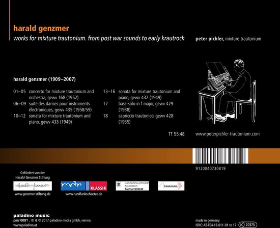 Peter Pichler - Works For Trautonium (CD), Peter Pichler | CD (album ...