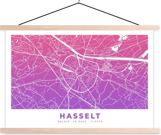 Porte-affiche avec affiche - Affiche scolaire - Plan de la ville ...