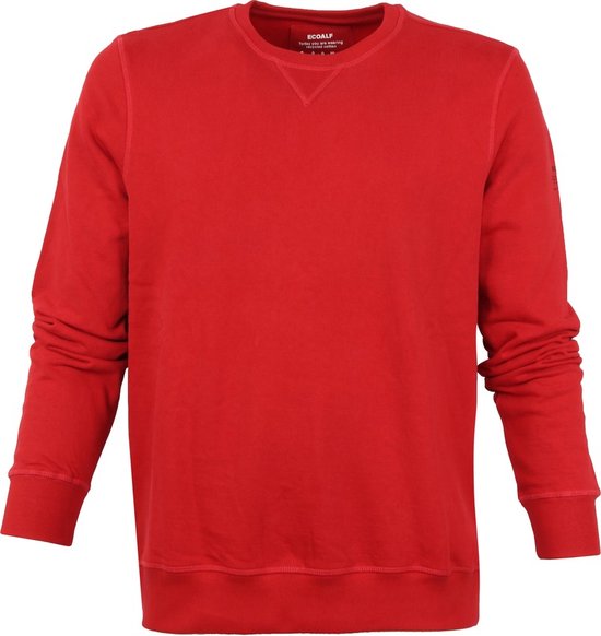 Ecoalf - San Diego Rood Sweater - Heren - Maat L - Regular-fit | bol