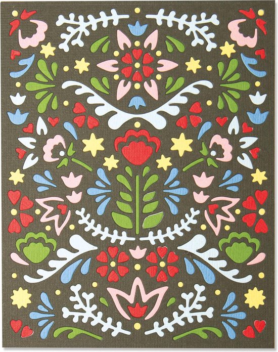 Sizzix Thinlits Snijmal - Folk Mask | bol