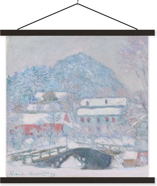 Affiche scolaire - Norvège, Sandviken dans la neige - Claude Monet ...