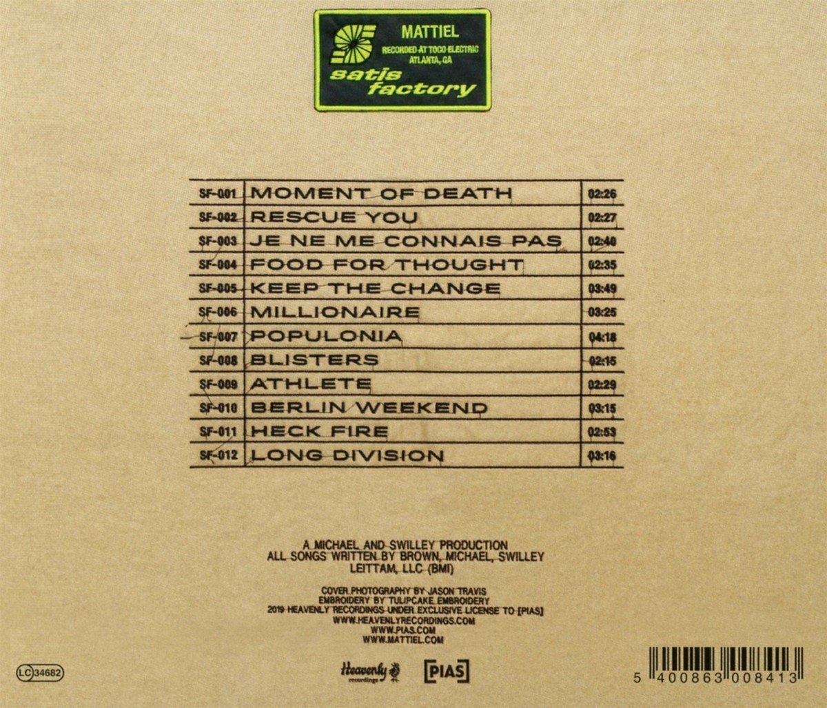 Mattiel - Satis Factory (CD), Mattiel | CD (album) | Muziek | bol.com