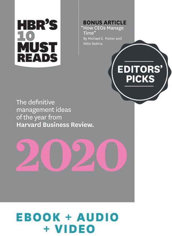 HBR's 10 Must Reads - HBR's Editors' Picks 2020 (ebook), Harvard ...