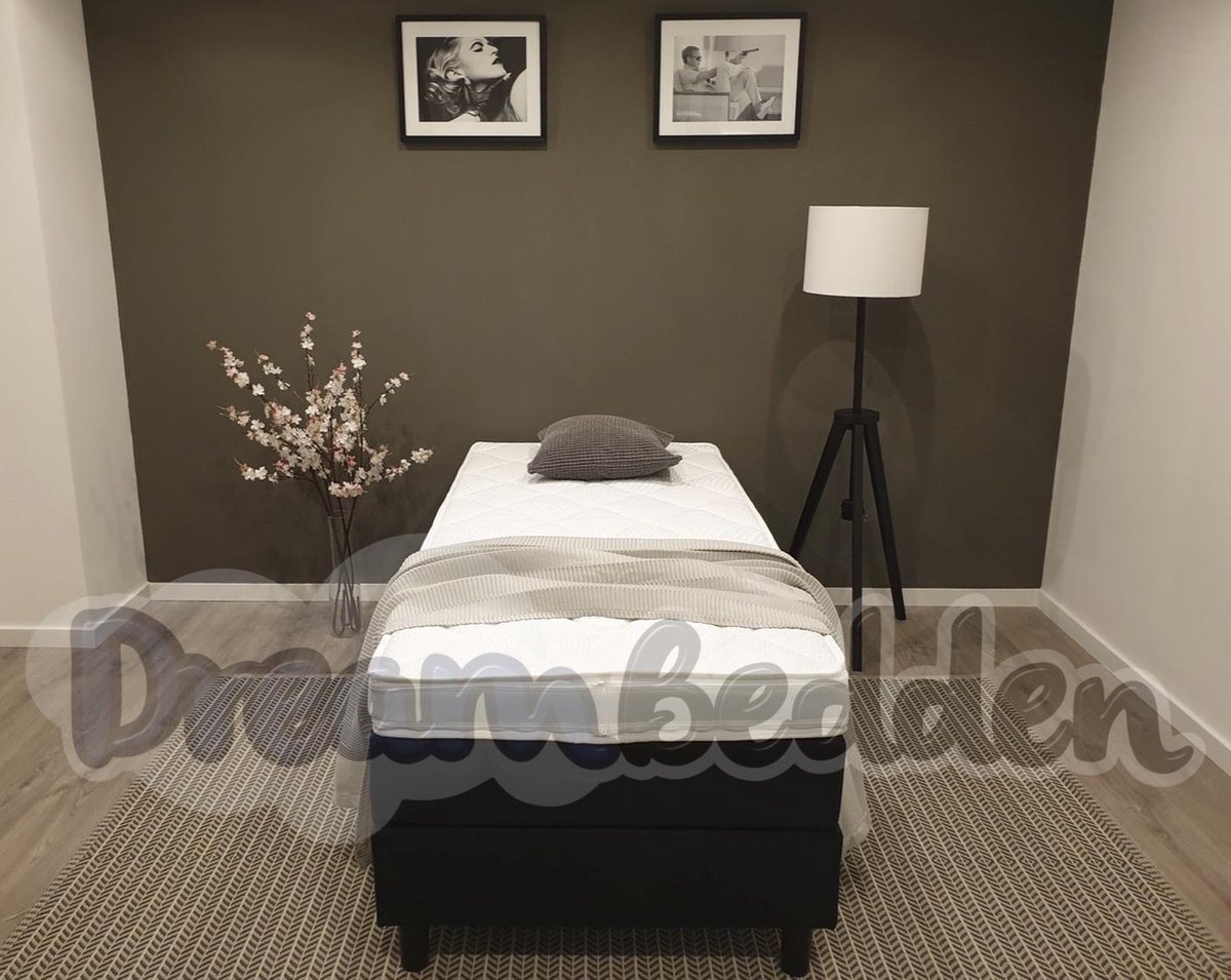 Hotel boxspring 120x200 Carlton ( Zonder Hoofdbord ) Twijfelaar incl ...