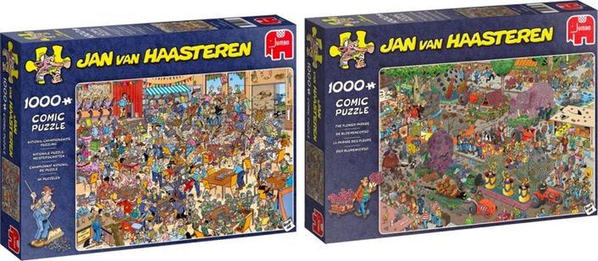 Jan van Haasteren Puzzelvoordeelset De Bloemencorso Puzzel 1000 Stukjes ...