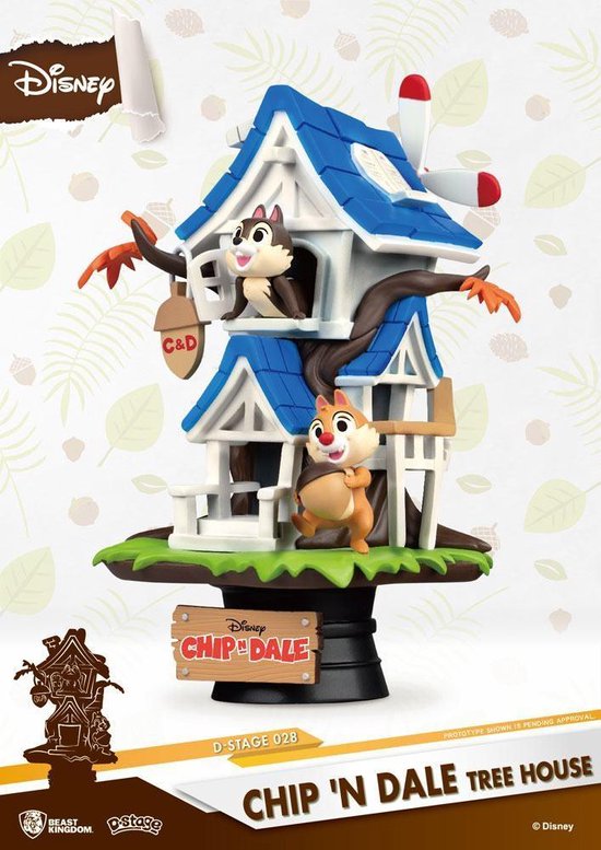 Disney Select: Chip 'n Dale Tree House Diorama | bol.com