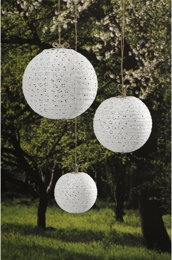 5 x Eyelet lampion wit 45 cm | bol
