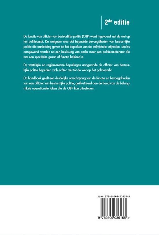 De officier van bestuurlijke politie | 9782509036155 | Jean-Claude Gunst | Boeken | bol