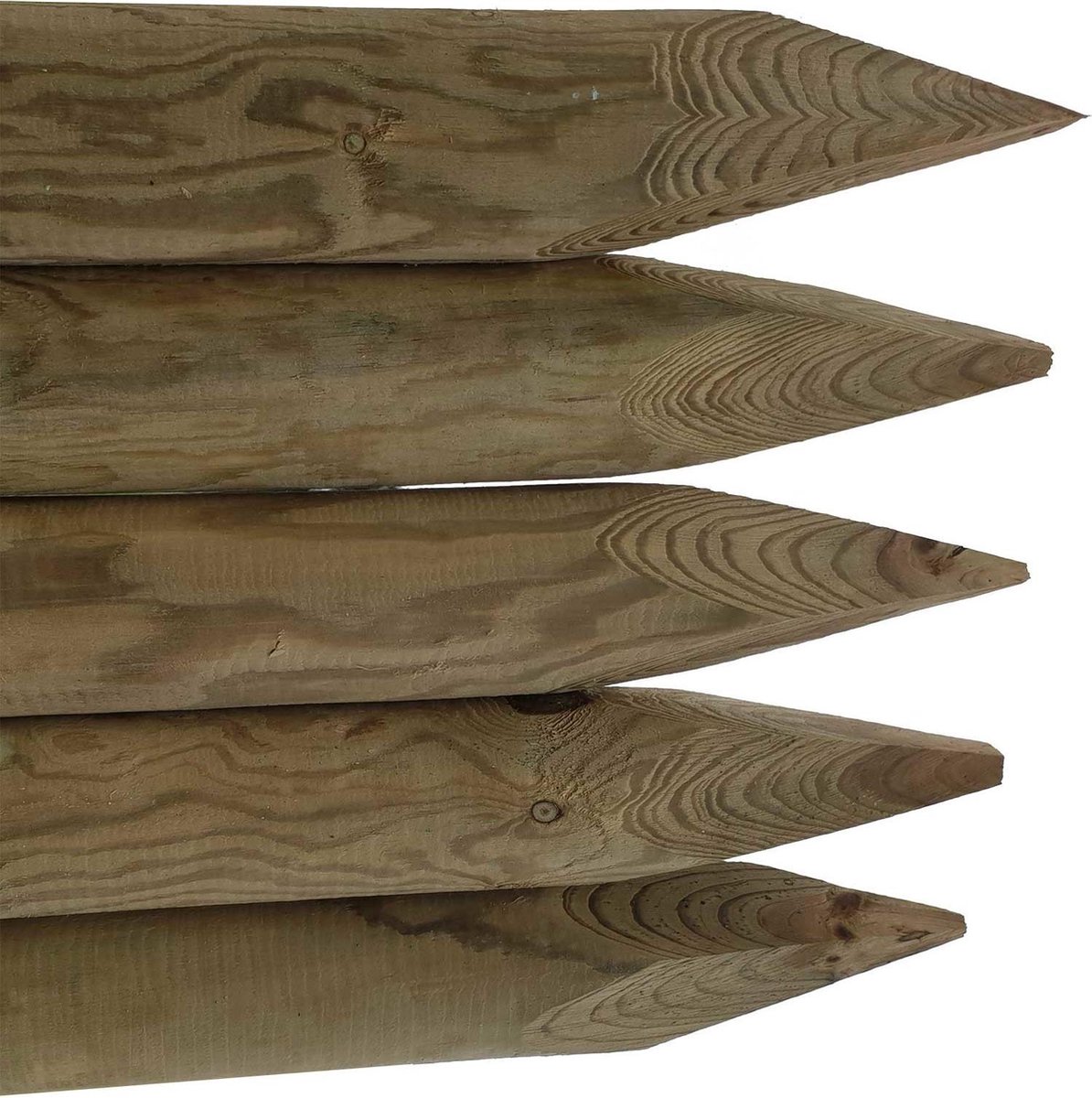 Ronde Palen Hout geïmpregneerd 160cm 10cm | bol.com