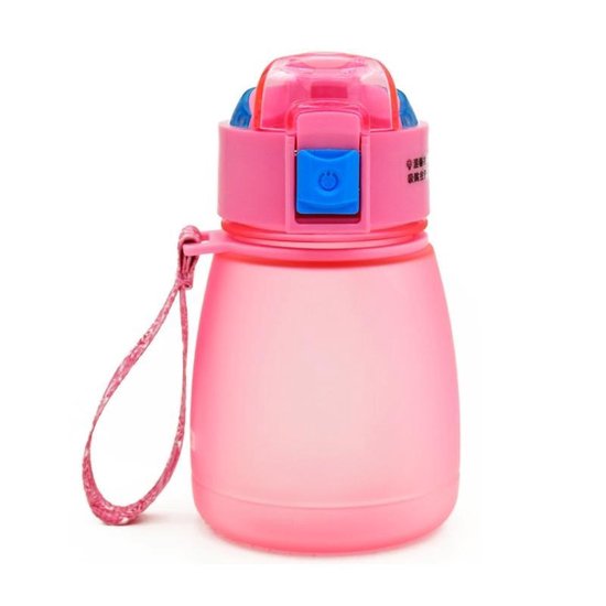 308ml food grade plastic kind schattige sippy waterfles (roze) | bol.com