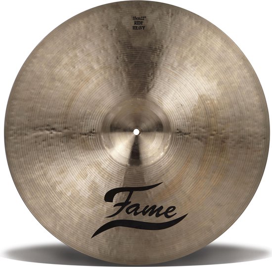 Fame Masters B20 Heavy Ride 22", Natural Finish - Ride bekken | bol