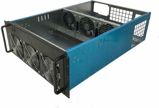 4U 6-GPU Mining Rig Server Case voor Ethereum Mining | bol