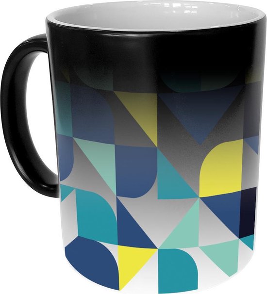 Magische Mok met Modern Blauw Design | bol