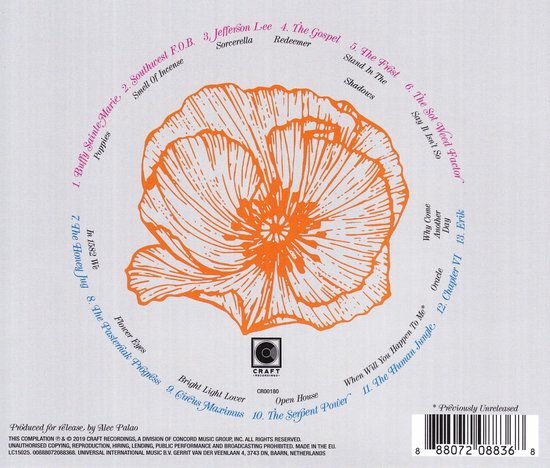 Various Artists Poppies Assorted Finery From The First Psychedelic