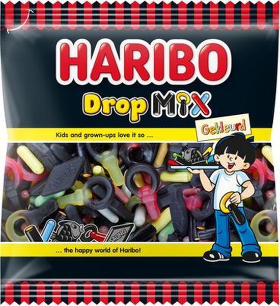 Dropmix gekleurd haribo 1kg - 6 stuks | bol