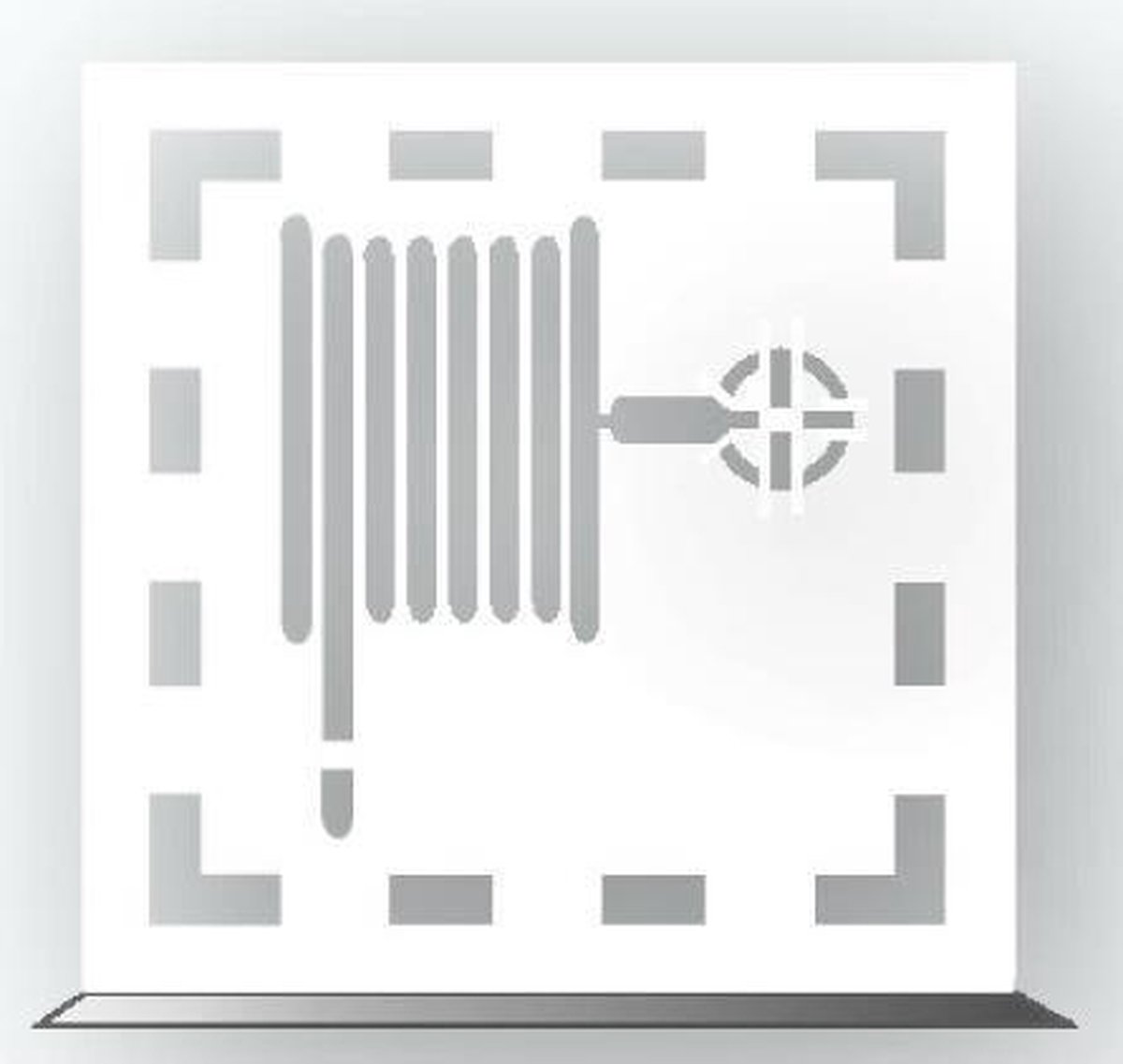 Sjabloon brandslanghaspel 1000 x 1000 mm | bol