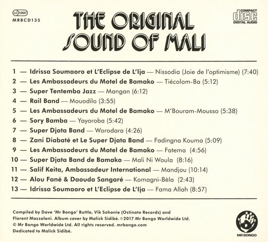 Various Artists - Original Sound Of Mali (CD), various artists | Muziek ...