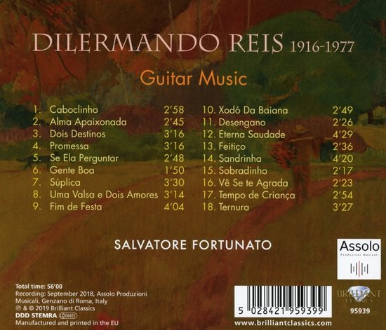 Salvatore Fortunato - Reis: Guitar Music (CD), Salvatore Fortunato | CD ...