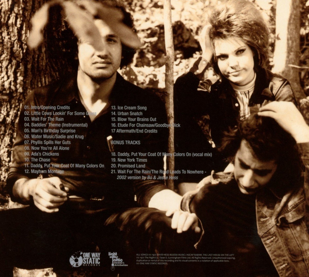 David Alexander Hess - The Last House On The Left (CD), David Alexander ...