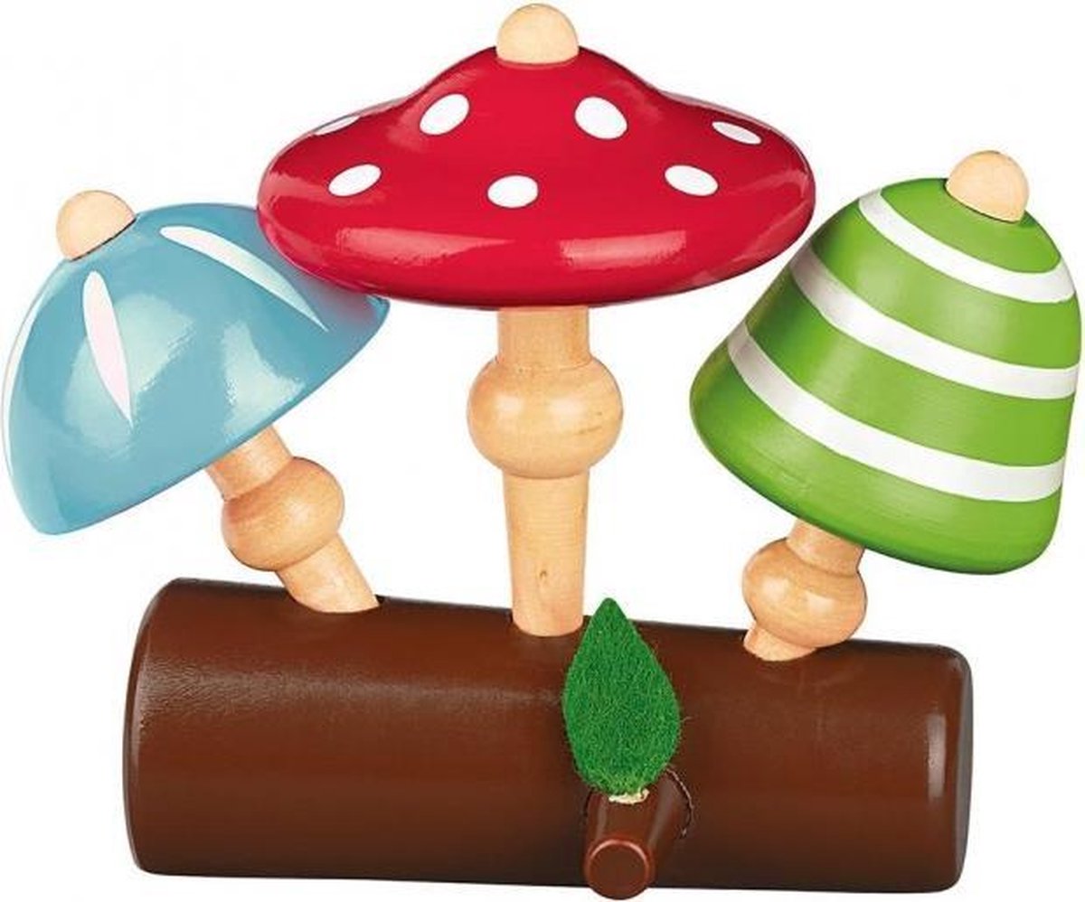 houten tollen op boomstam 3 stuks | bol.com