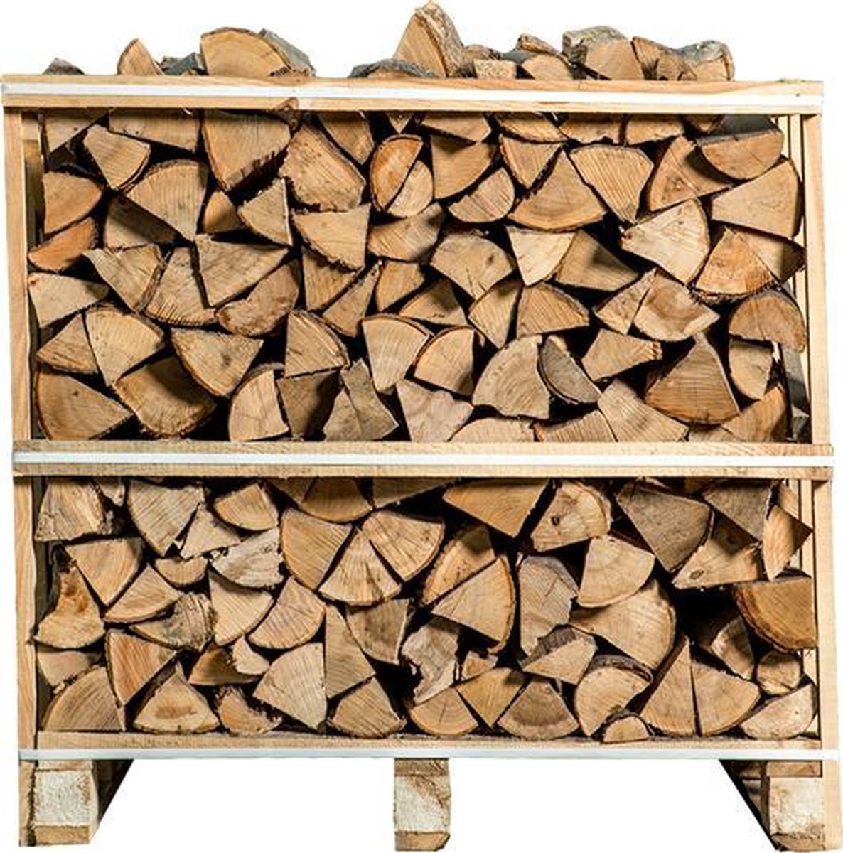 Halve pallet ovengedroogd essen openhaardhout | bol.com