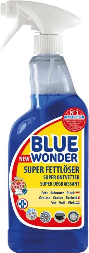 Ontvetter blue wonder prof superontvetter spray 1l | Fles a 1 liter | bol