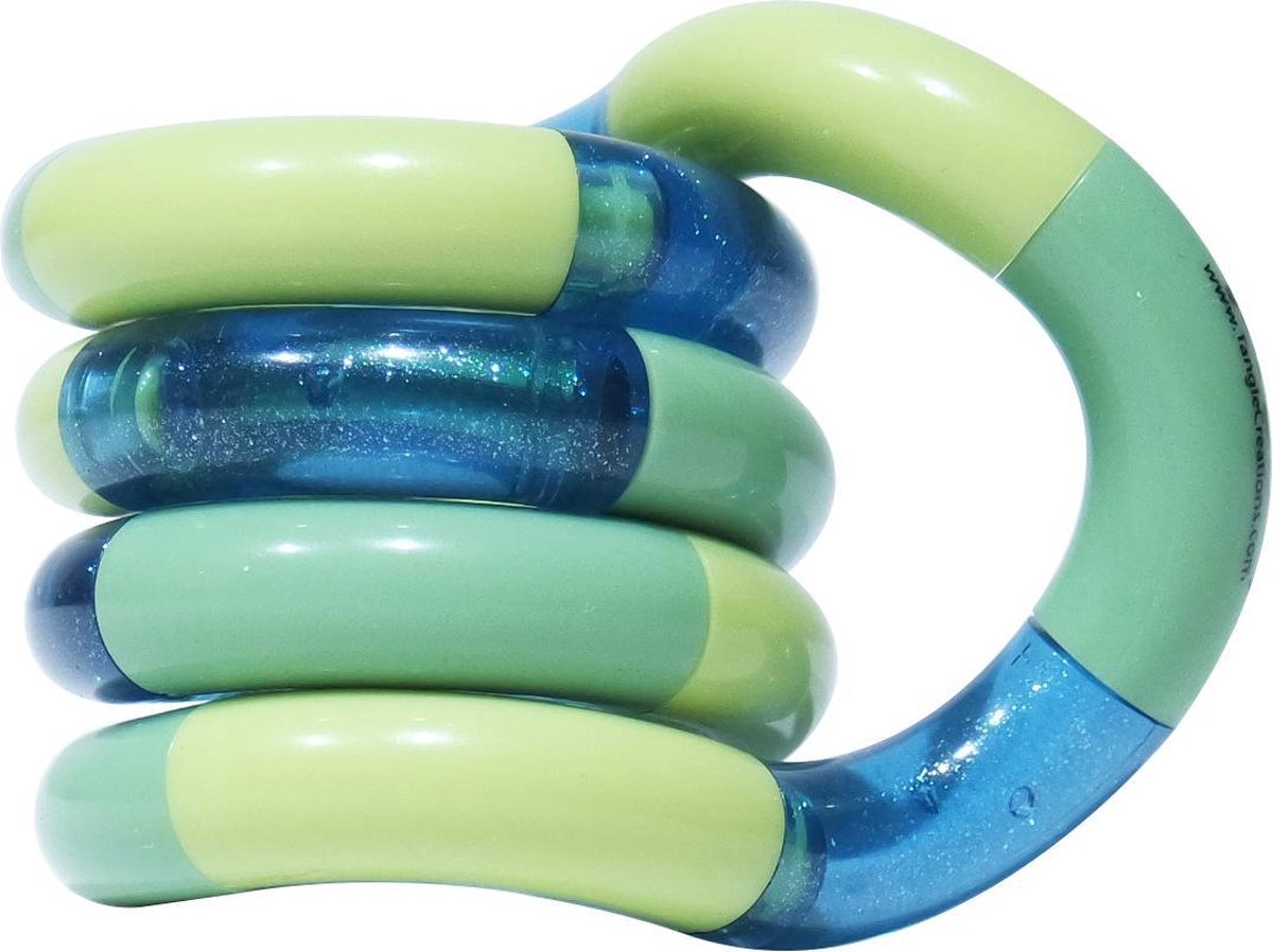 Tangle Junior Classic - groen blauw - The Original Fidget | bol.com