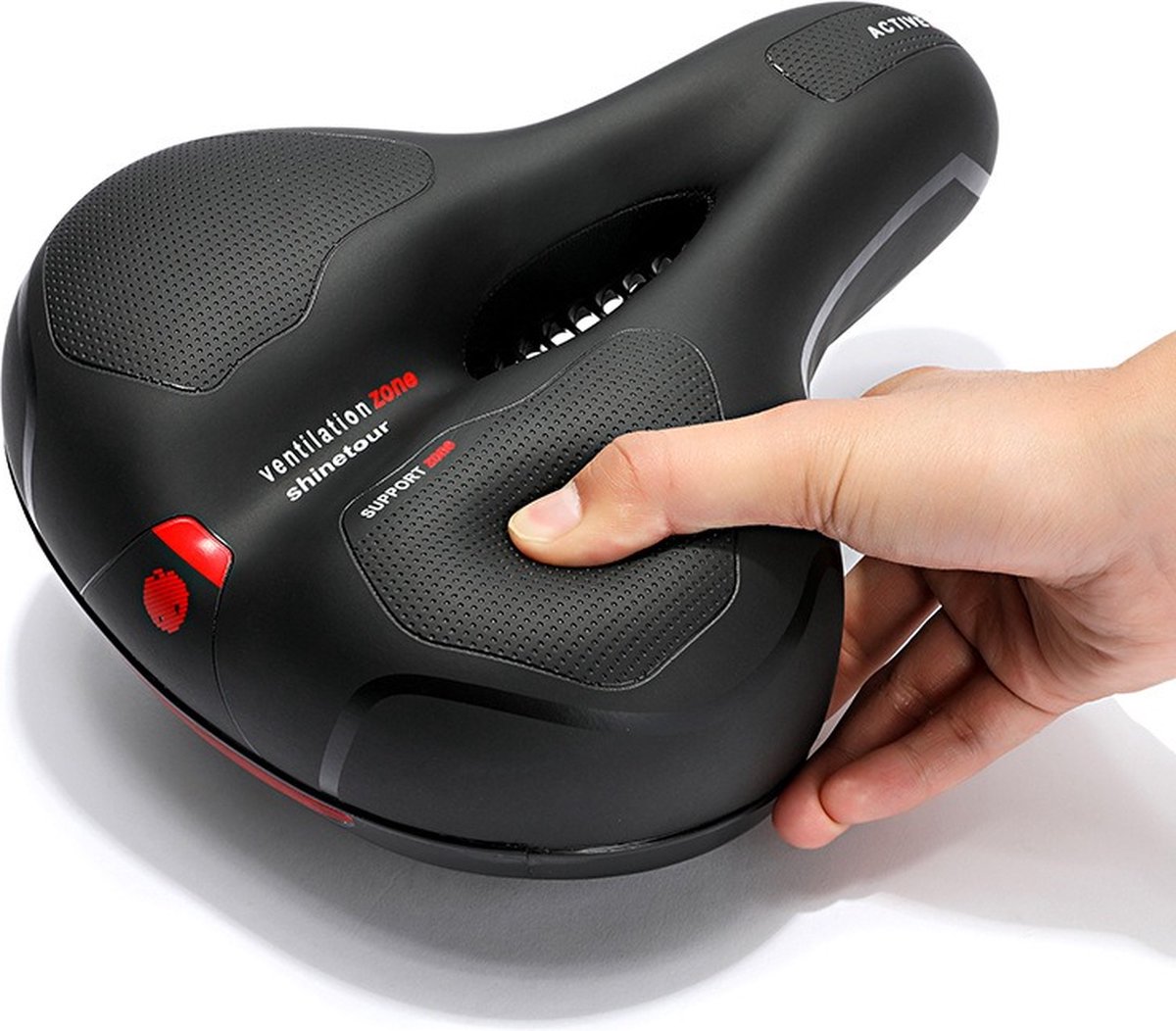 Trotek - Ergonomische fietszadel met uitkepping - inclusief zadelstrop ...