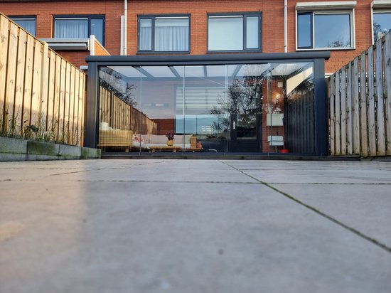 Verako - Luxe moderne overkapping - 550x400 cm - Te gebruiken als ...