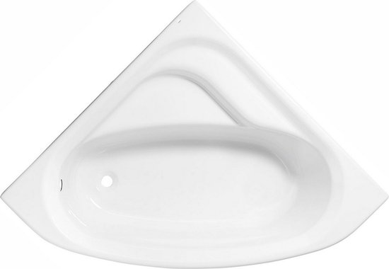 Allibert Jacana inbouw hoekbad - 120x120x41.5cm - A -Wit | bol