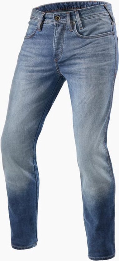 REV'IT! Jeans Piston 2 SK Mid Blue Used L34/W33 - Maat - Broek | bol