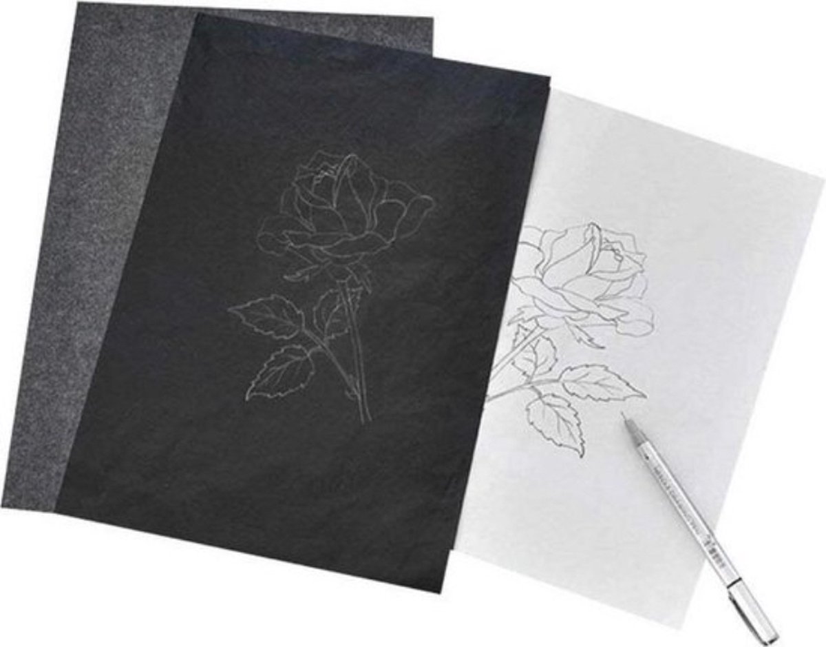 LO Products carbonpapier 100 stuks - overtrekpapier - transferpapier ...