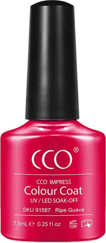 Cco Shellac Gel Nagellak Kleur Shellac Ripe Guava 91587 Roodroze