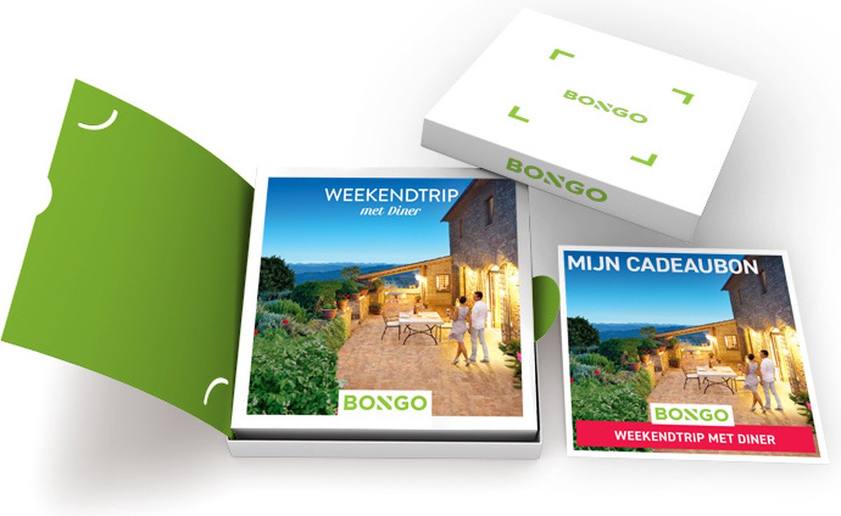 Bongo Bon - WEEKENDTRIP MET DINER - Cadeaukaart cadeau voor man of ...
