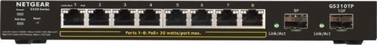 Netgear GS310TP - Netwerk Switch - Smart Managed - 8 poorten | bol.com