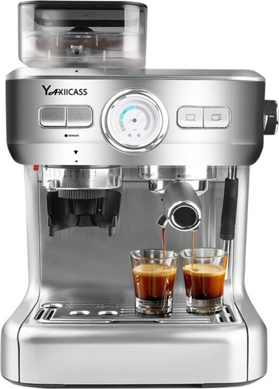 Amerce Koffiezetapparaat - Koffiemachine - Espressomachine - Volautomaat - Melkopschuimer | bol.com
