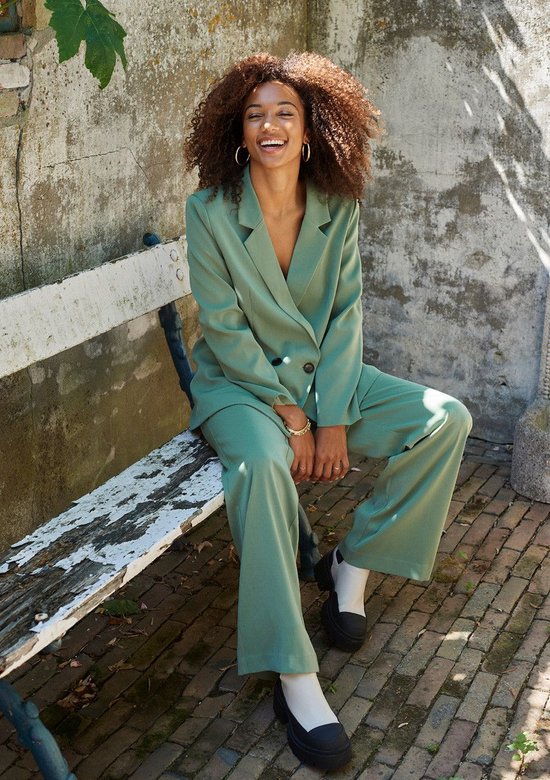 YDENCE Pants Solange - Soft Green Green | bol.com