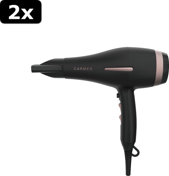 2x Carmen Pro Ac5210 Fohn 2300 Watt