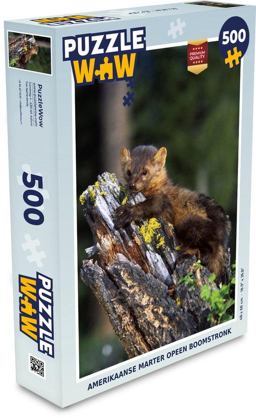 Puzzel Marter - Boom - Bos - Legpuzzel - Puzzel 500 stukjes | bol