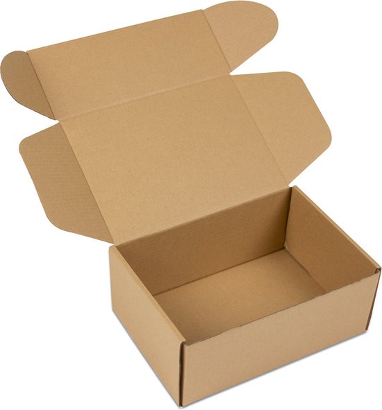 Verzenddozen 330x250x80mm Bruin - 50 st | bol