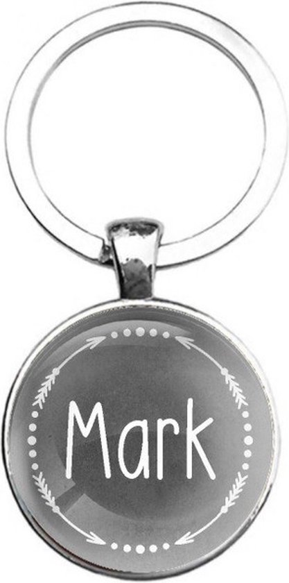 Sleutelhanger Glas - Mark | bol.com