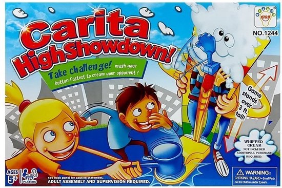 Pie face - slagroomspel - 90cm hoog - vanaf 3 jaar | Games | bol.com