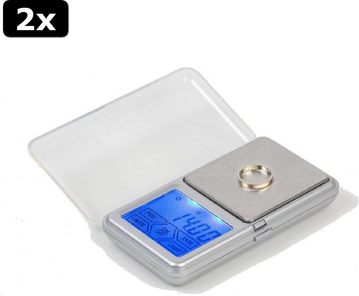 2x Domo DO9096W - Balance de précision - 0 à 200gr - Compacte - Inox ...