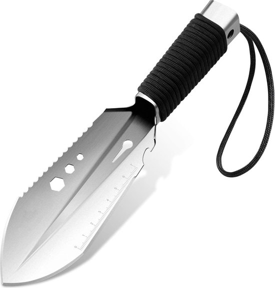 RVS - Outdoor Survival Schep - Campingtroffel - Pioniersschep - Rugzak ...