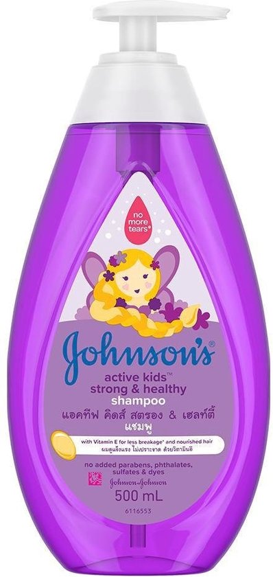 Johnson's - Strenght Drops - Kinder Shampoo - met Vitamine E - 500ml | bol