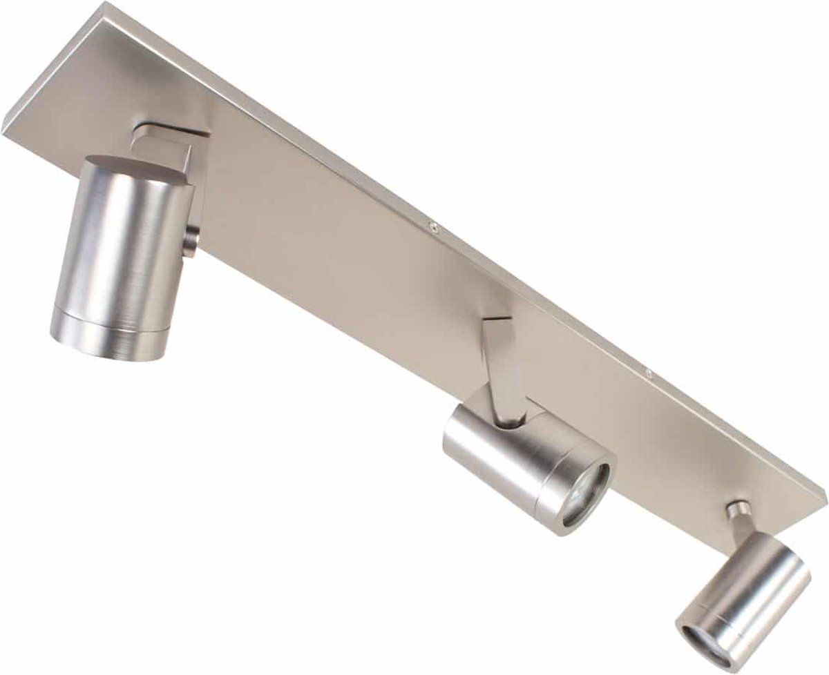 Witte balk spot Halospot | 3 lichts | staal | metaal | 65 x 9,5 cm ...