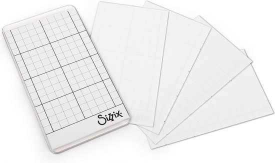 Sizzix Sticky Grid Sheets 6,35x11,43cm 5pieces | bol.com