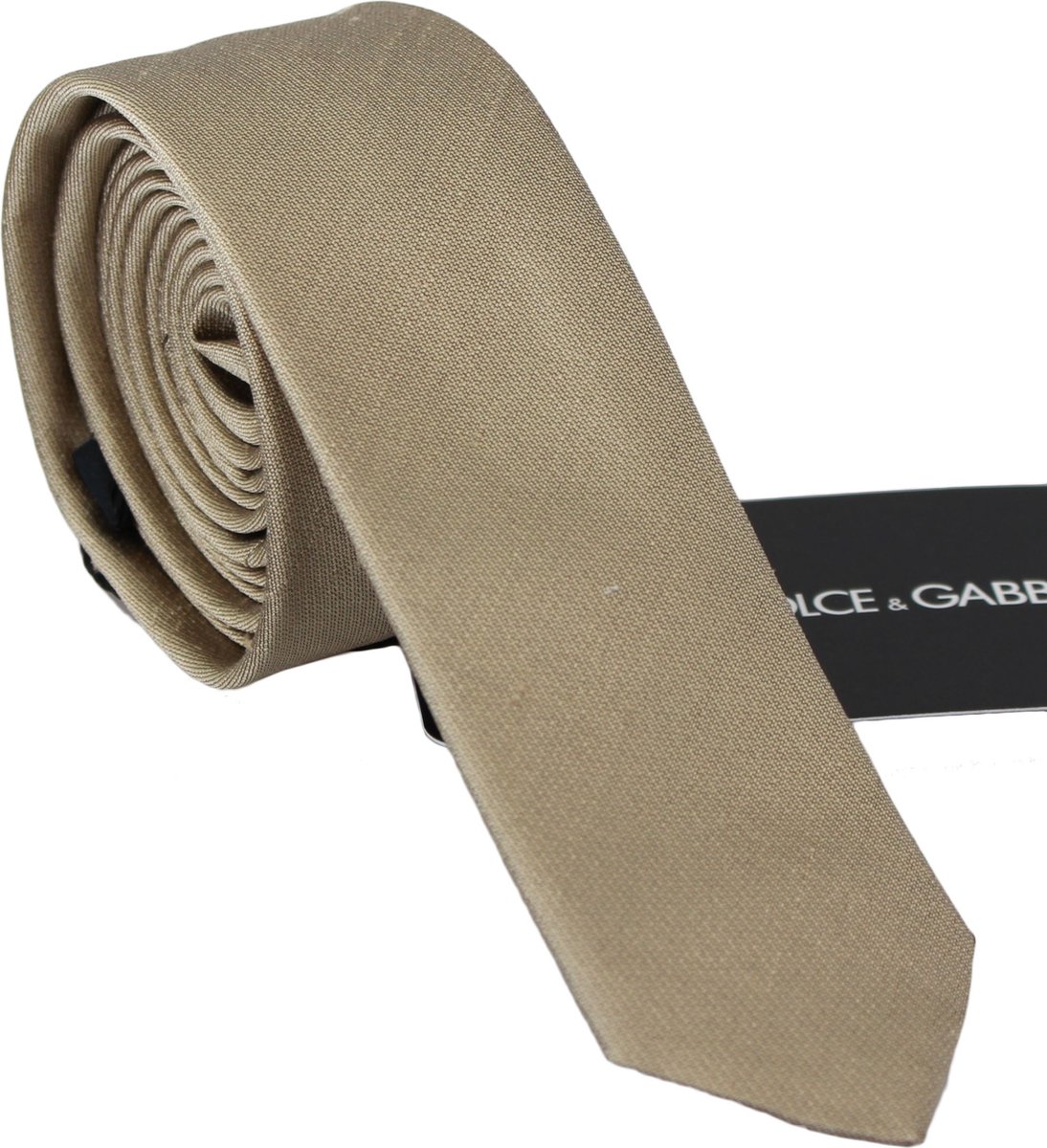 Solid Light Brown 100% Silk Classic Wide Necktie Tie | bol.com