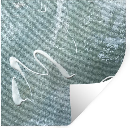 Muurstickers - Sticker Folie - Acrylverf - Design - Abstract - 50x50 cm ...